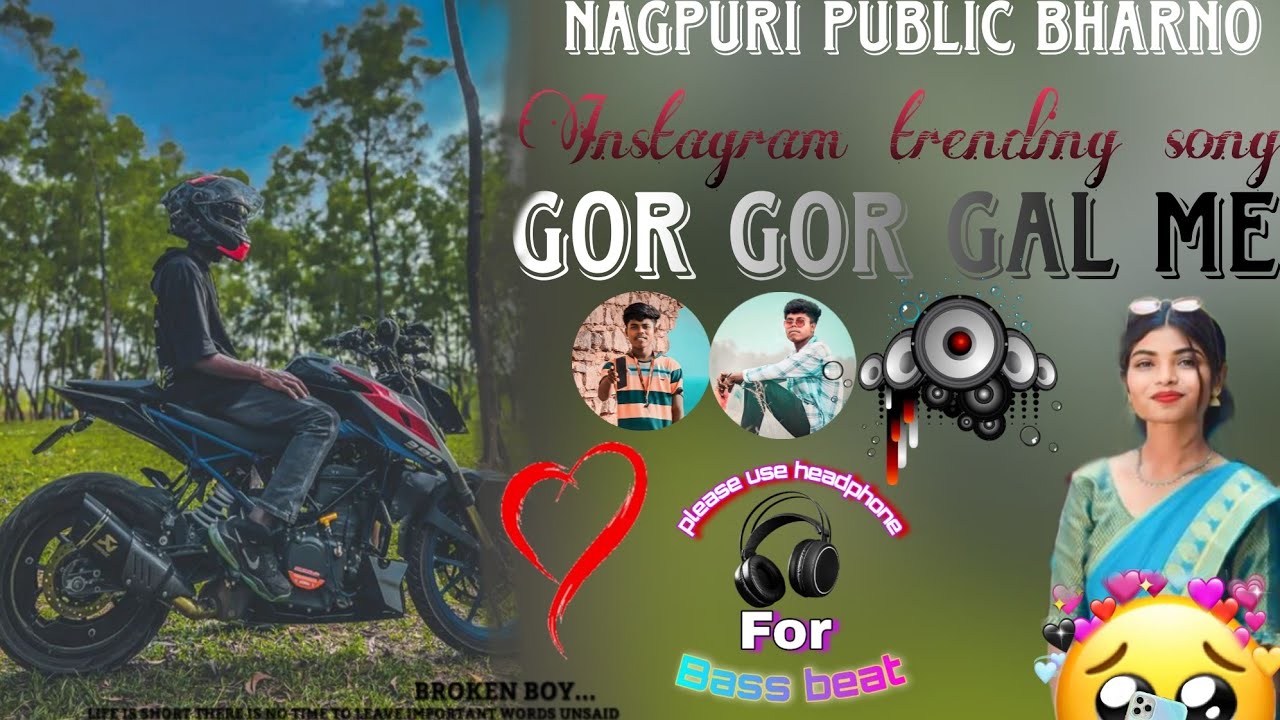 GOR GOR GAL ME 💙 nagpuri new DANCE song @NAGPURI_PUBLIC_BHARNO - YouTube