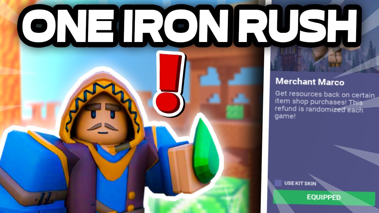 1 IRON RUSH METHOD! | Roblox - YouTube