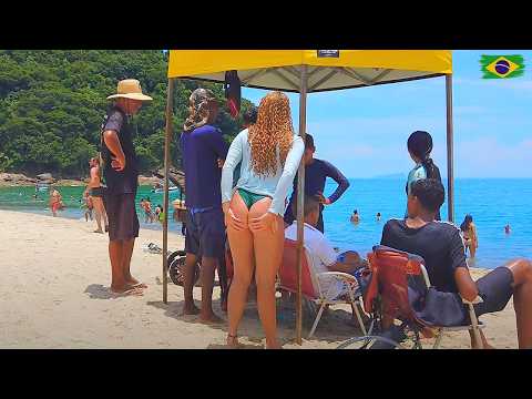 🇧🇷 São Sebastiao'da Bir Cennet | São Paulo, Brezilya[4K UHD]Kumsalda Yürüyüş