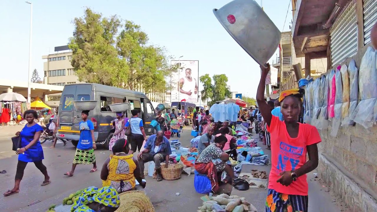 VIBRANT AFRICA MARKET, GHANA MAKOLA - YouTube