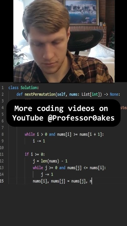 31 Next Permutation Python Leetcode Solution Leetcode Coding 4672