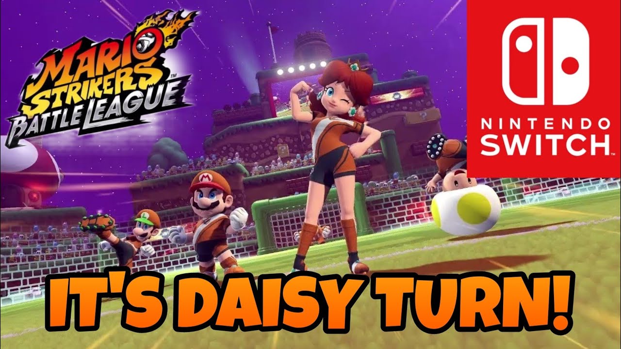 TEAM DAISY VS TEAM BOWSER - LET'S PLAY MARIO STRIKERS BATTLE LEAGUE ...
