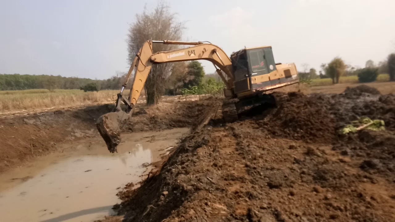 มาดูการทำงานของcat 110bของทีมงานน้องใหม่ - YouTube