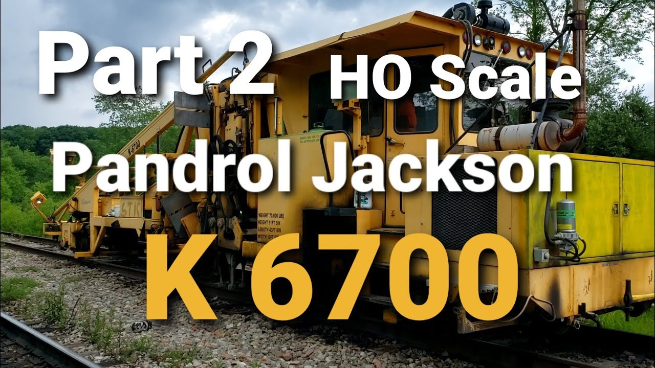 HO Pandrol Jackson 6700 Build Part 2 - YouTube