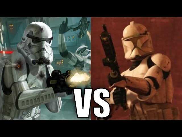 Star Wars Clone Troopers Vs Stormtroopers