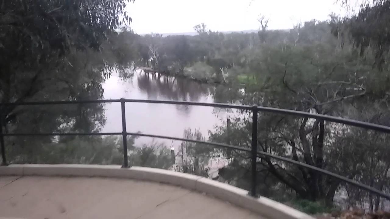 Success hill jetty and water fall on the swan river bassendean perth ...