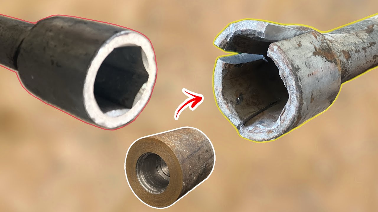 Incredible performance Badly Broken L Handle Socket Repairing ...