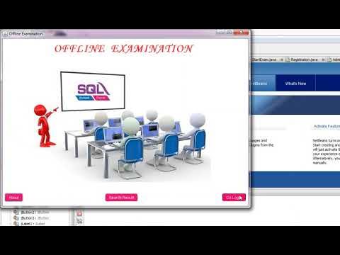 Offline Examination System using java & sql (Neat Beans) - YouTube