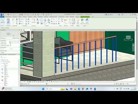 How to Create Railing in Revit - YouTube