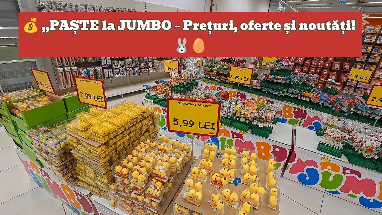 Ce produse de Paște găsești la Jumbo în 2025? 🐰🌸 - YouTube