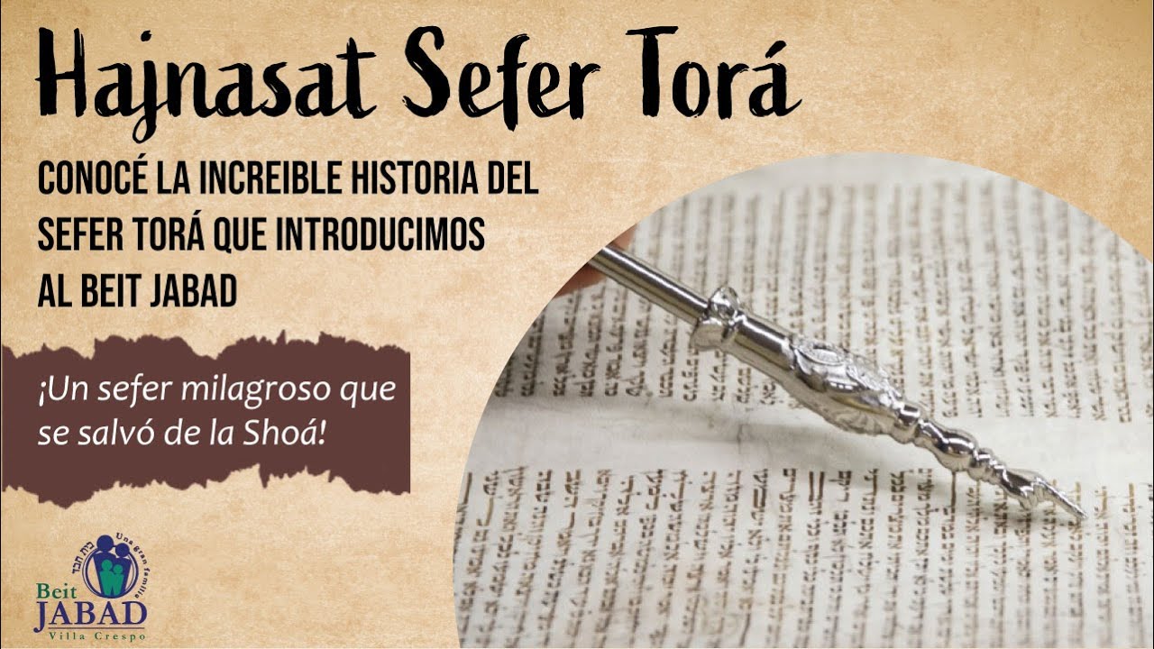 Hajnasat Sefer Torá. Conocé la increíble historia del Sefer Torá que ...