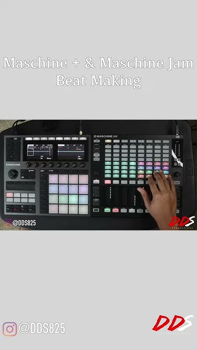 Maschine + & Maschine Jam Beat Making #shorts - YouTube