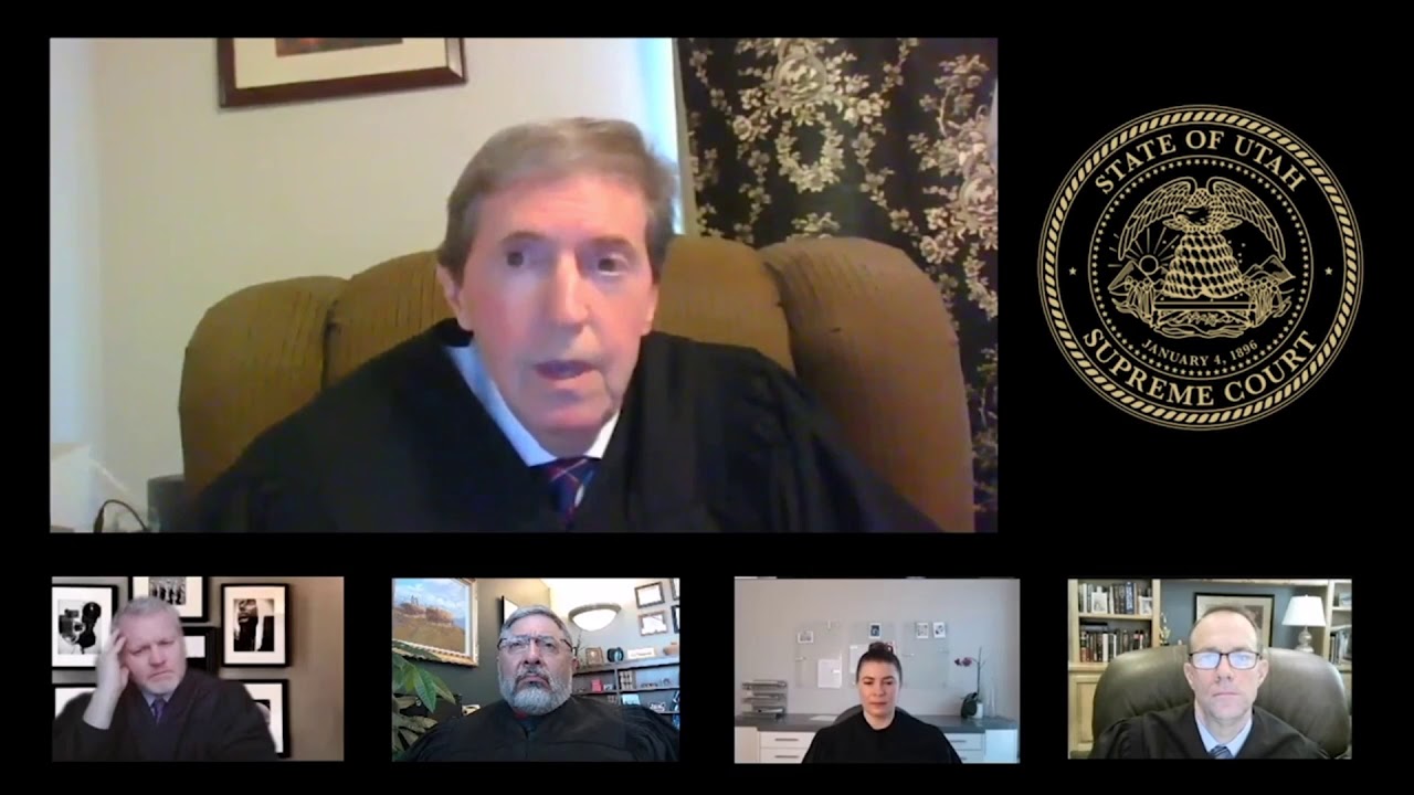 State of the Judiciary Address 2021 Chief Justice Matthew Durrant, Utah ...