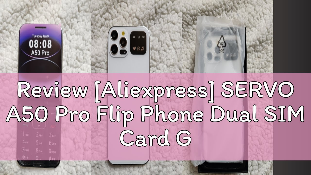 Review [Aliexpress] SERVO A50 Pro Flip Phone Dual SIM Card GSM Electric ...