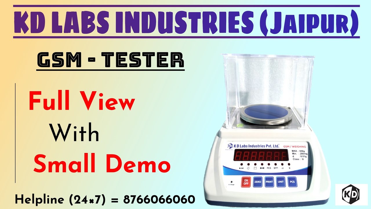 GSM Tester Full View with A small Demo || By - K D Labs Industries ...