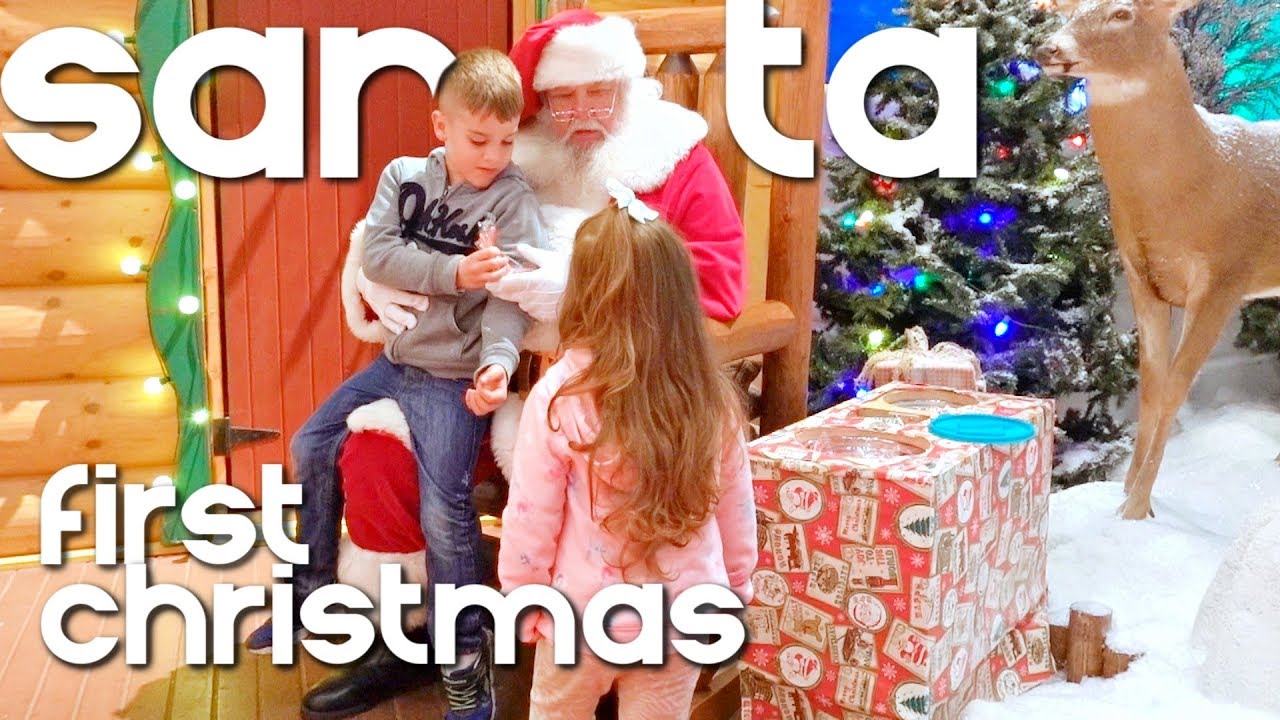 First Time Seeing Santa Claus - YouTube