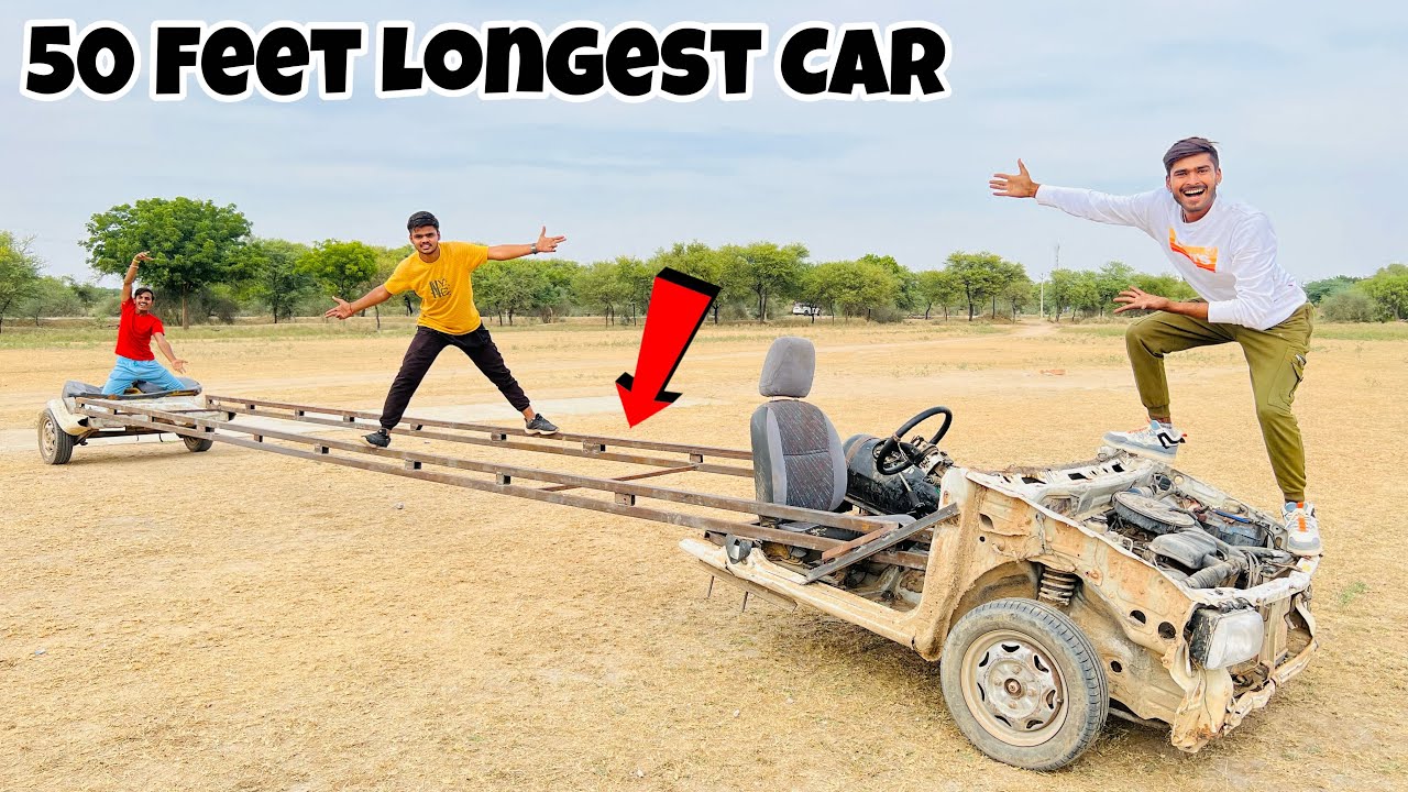 Driving 50 Feet World s Longest Car Ever 50 