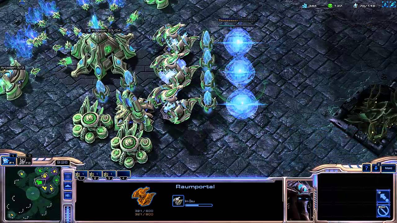 Let's Play Together - Starcraft 2 - 2 - Void Ray win - YouTube