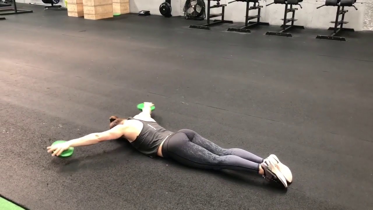 Prone floor angels - YouTube