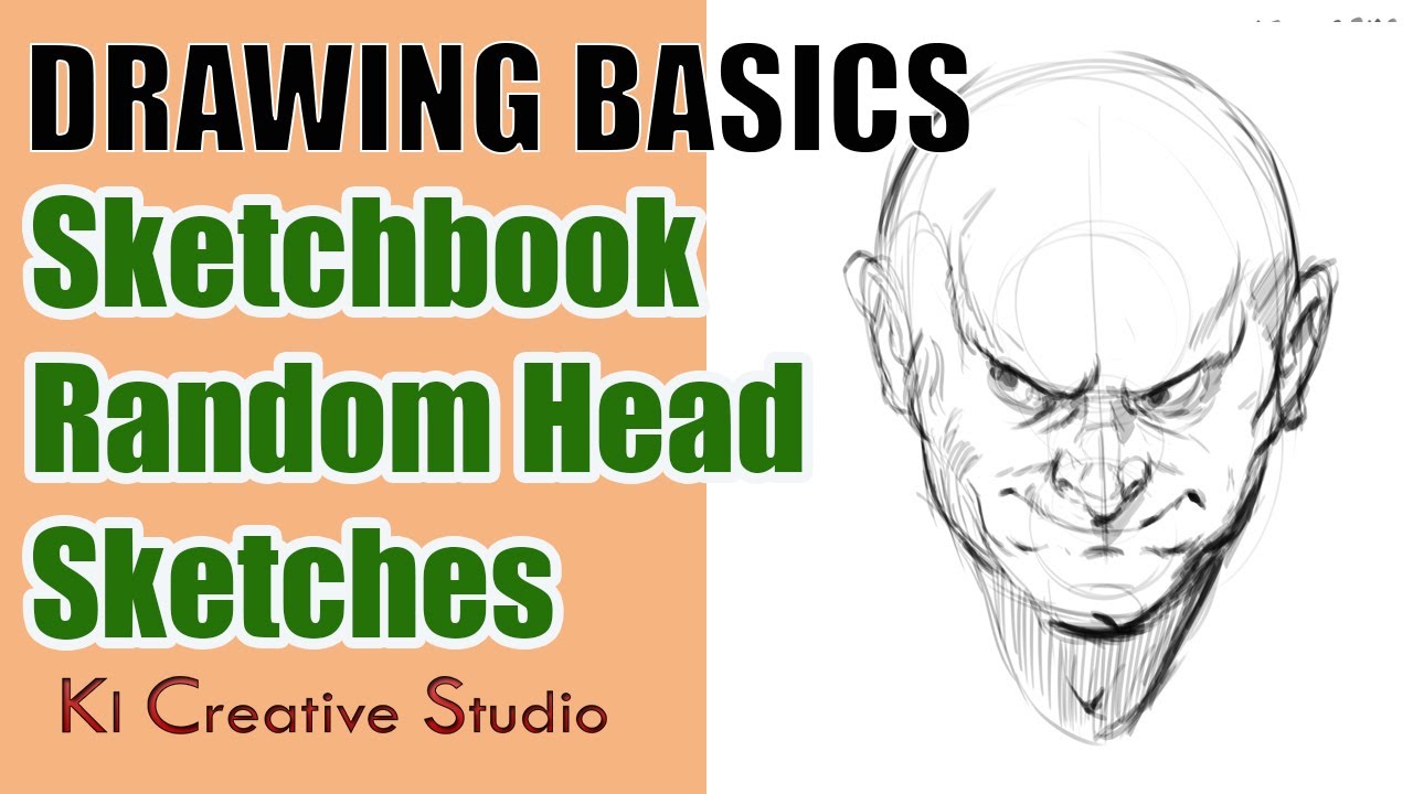 DRAWING BASICS: Sketchbook - Random Head Sketches - YouTube