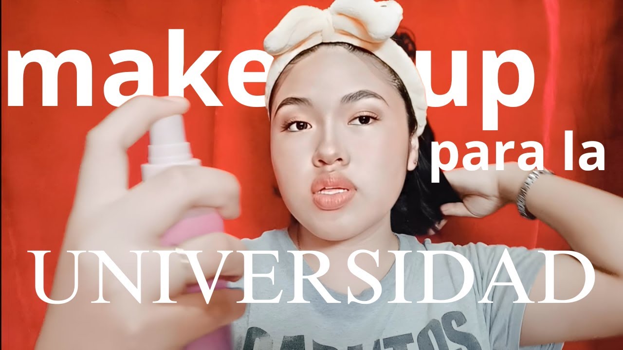 me maquillo para la universidad || Lucy Ezgar - YouTube
