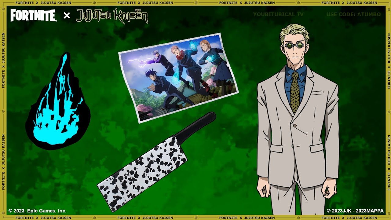 Fortnite x Jujutsu Kaisen FREE SKIN | Kento Nanami - YouTube