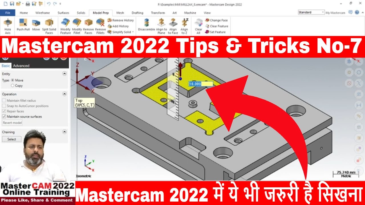 Mastercam tips and tricks No-7| Mastercam 2022 tips and tricks ...