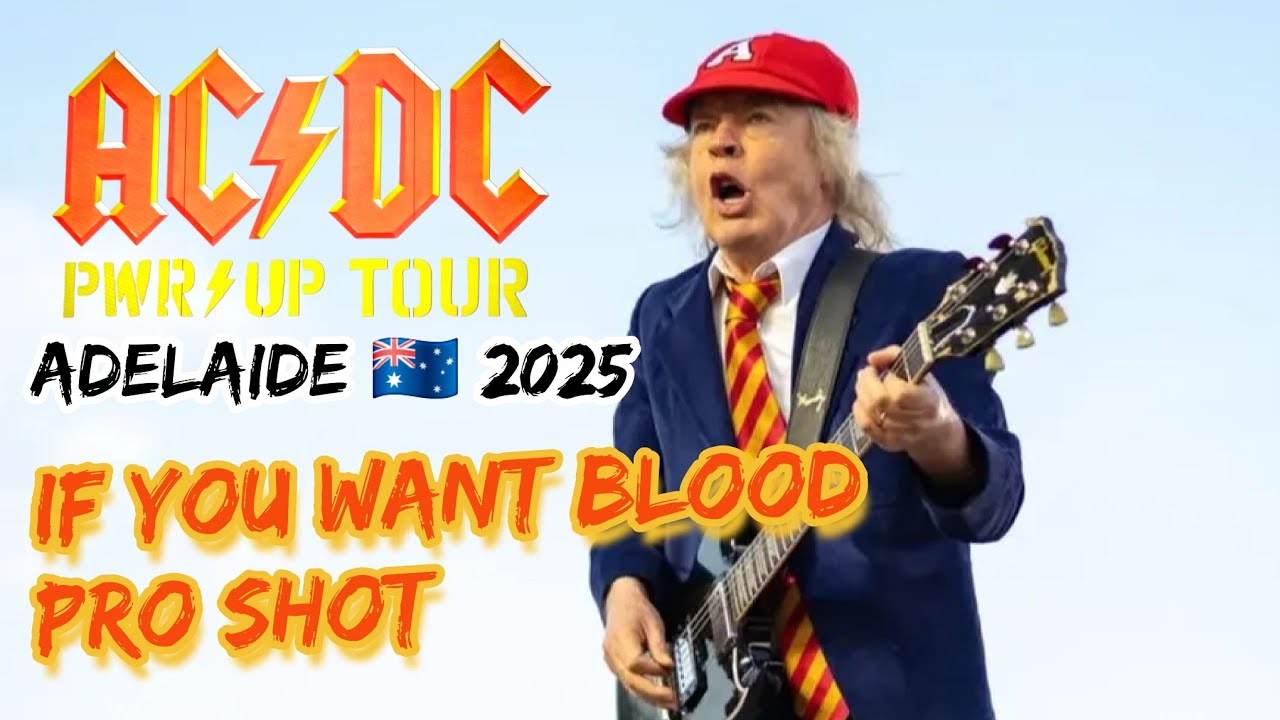 AC/DC – “If You Want Blood” Full PRO SHOT Live in Adelaide! ⚡ | Power ...