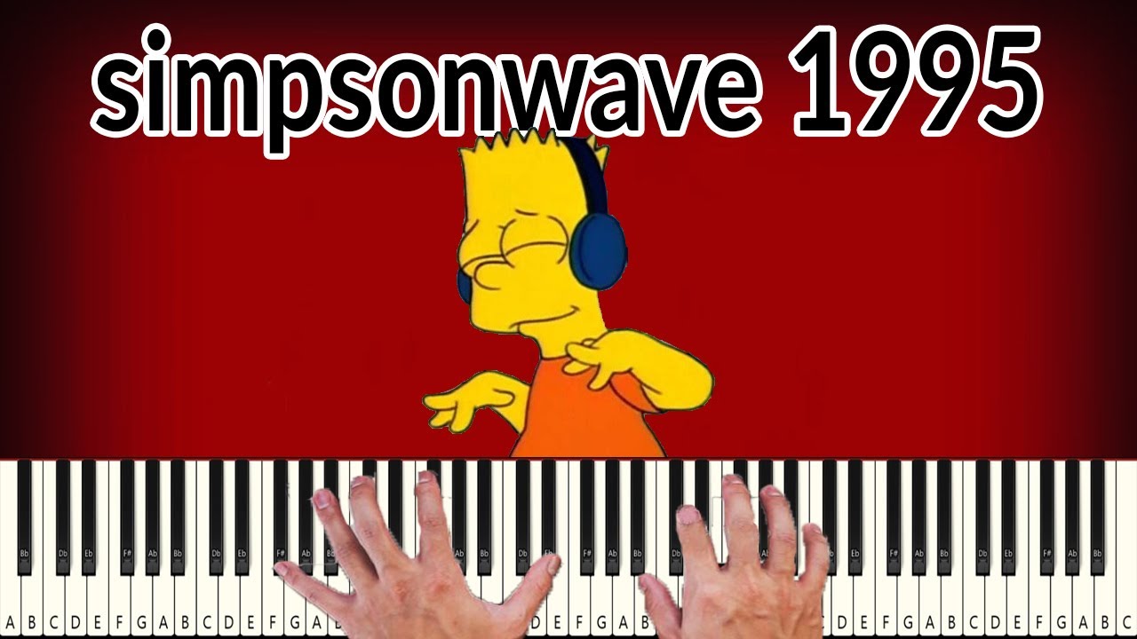simpsonwave 1995 - frankjavcee - PIANO TUTORIAL - YouTube