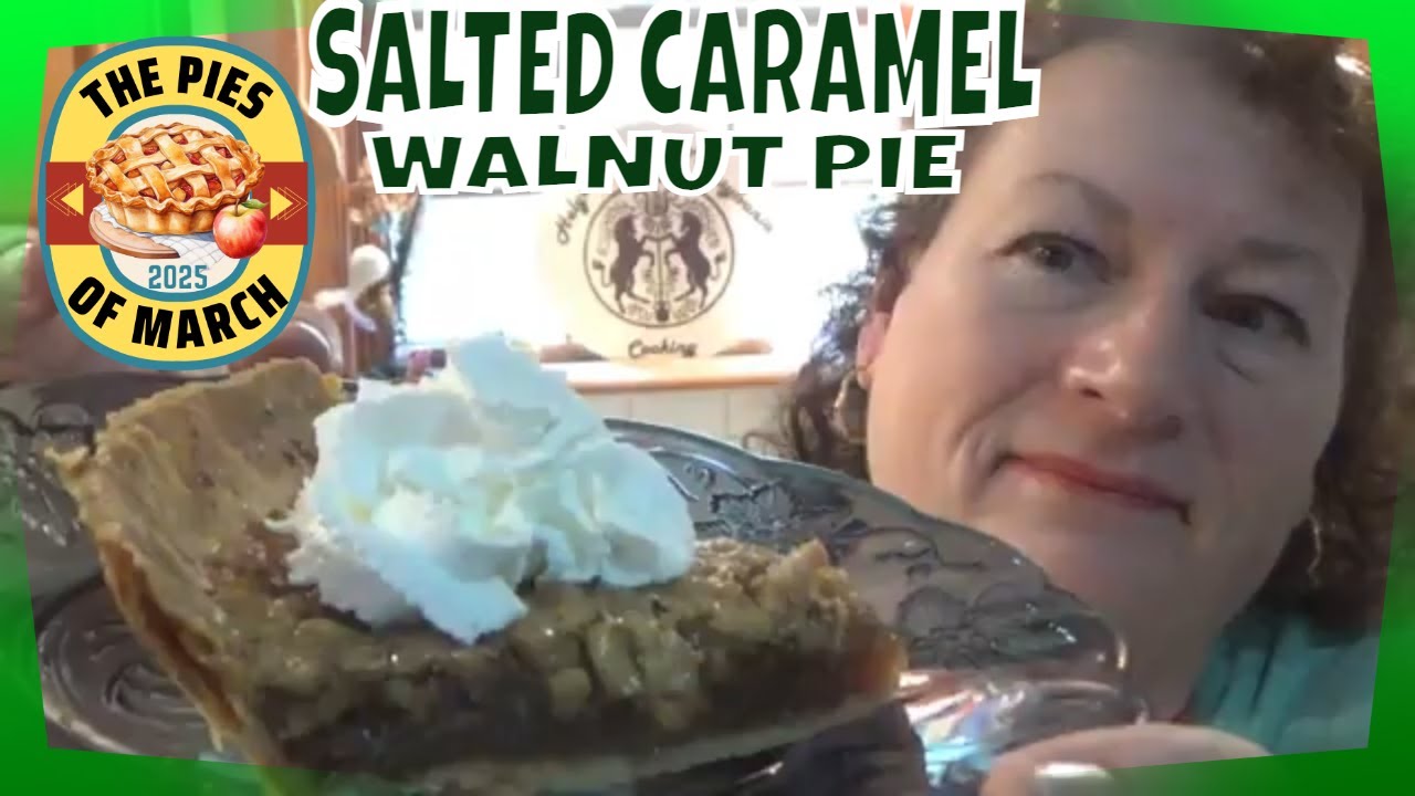 PIES OF MARCH--SALTED CARAMEL WALNUT PIE - YouTube