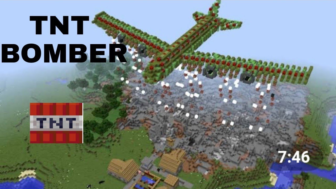 How to make TNT Bomber in Minecraft. #shorts. - YouTube