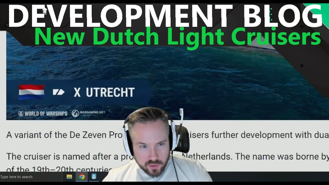 Development Blog - New Dutch Light Cruisers - YouTube