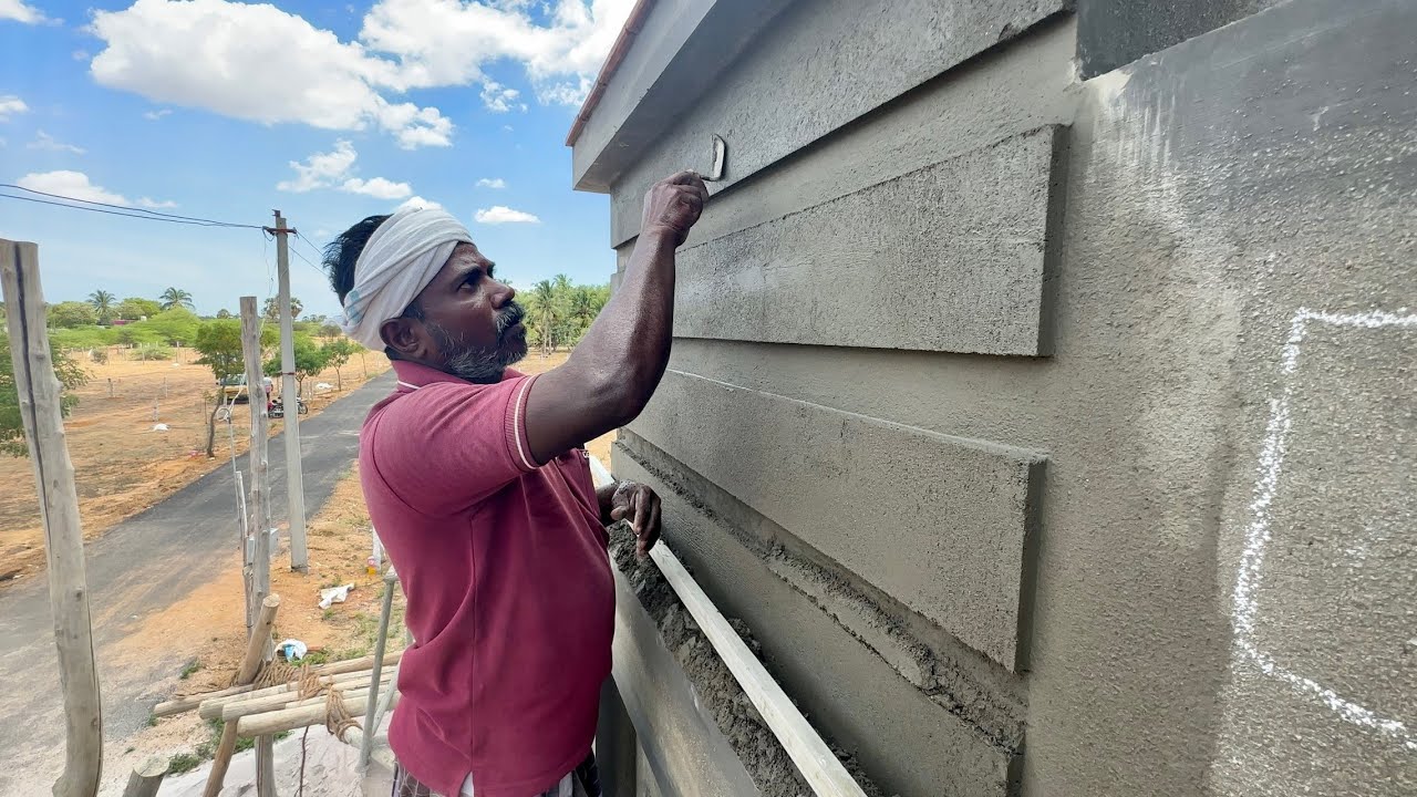 WoW Amazing Elevation Design!-House Front Wall Elevation design Making ...