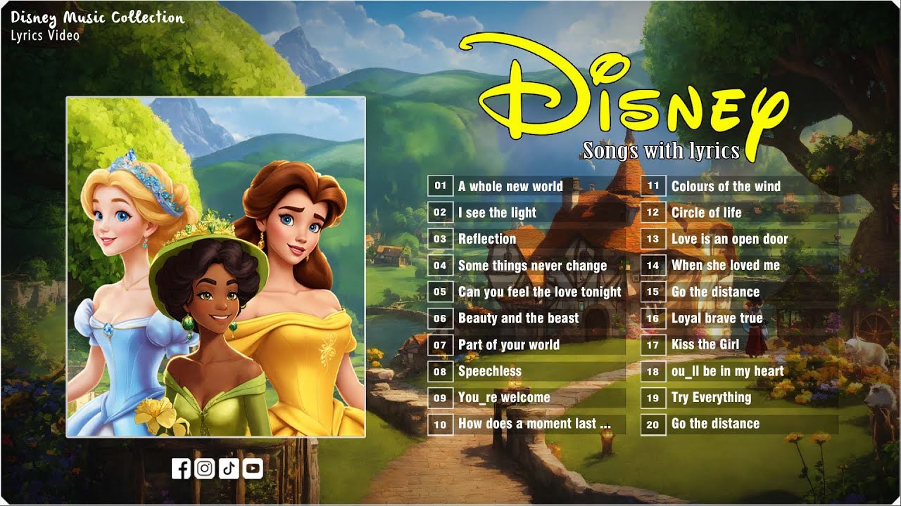 The Most Romantic Disney Songs Collection 💖 Ultimate Disney Songs ...