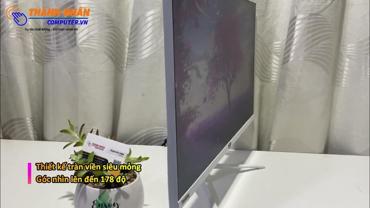 Màn hình phẳng LED tràn viền Slim Bezel VSP V2408S IPS New - YouTube