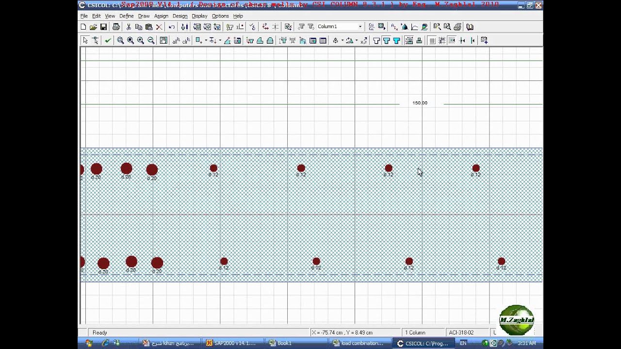 SAP 2000 Course for Eng. Zaghlal Part "18" (Design of shear walls by ...