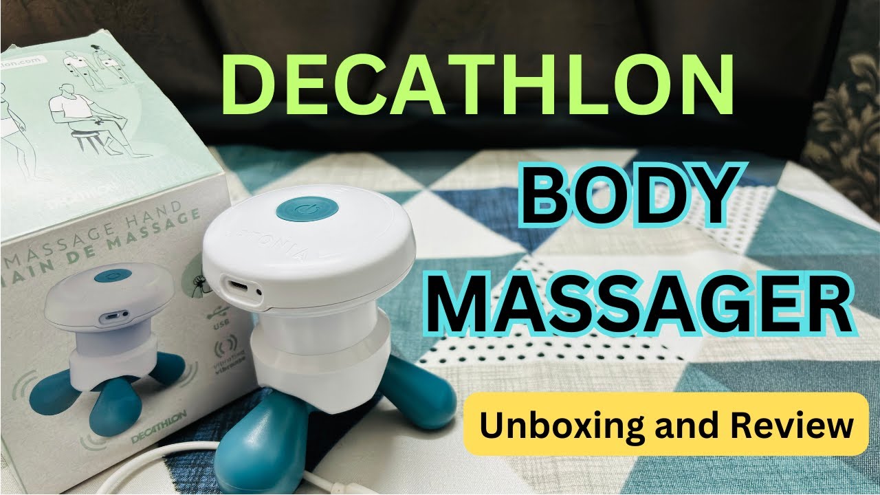 DECATHLON BODY MASSAGER UNBOXING & REVIEW #decathlon #bodymassage - YouTube