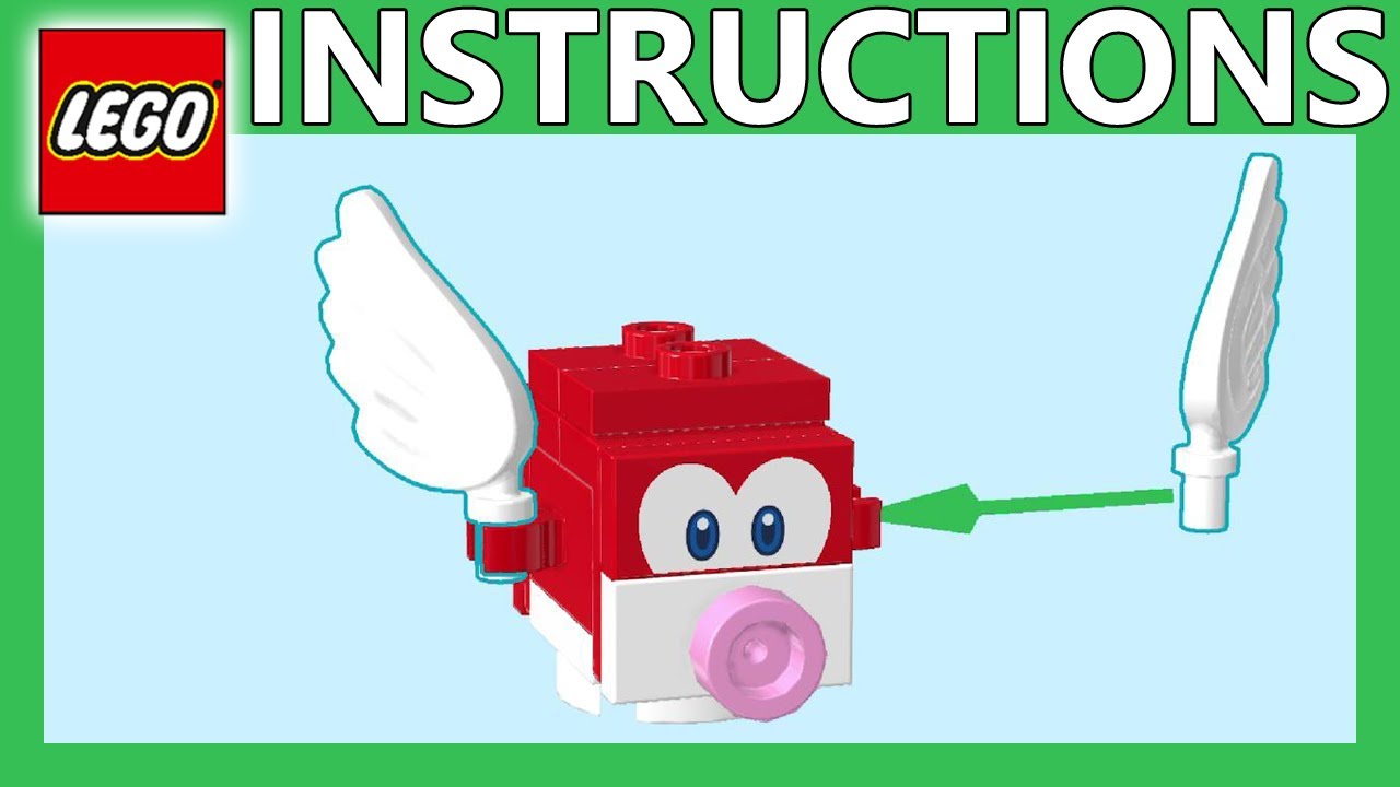 LEGO instructions | Cheep Cheep | 71432 | LEGO Super Mario 2024 - YouTube