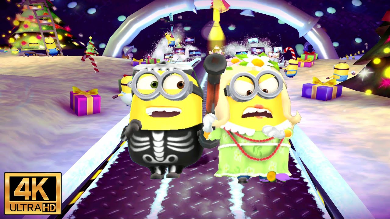 Minion Rush Spring Minion and Skeleton Bob Minion at minion rush ...