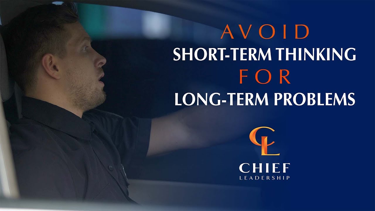 Avoid Short-Term Thinking For Long-Term Problems - YouTube