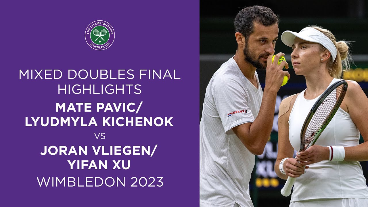 Mate Pavic/Lyudmyla Kichenok vs Joran Vliegen/Yifan Xu: Mixed Doubles Final Highlights - YouTube
