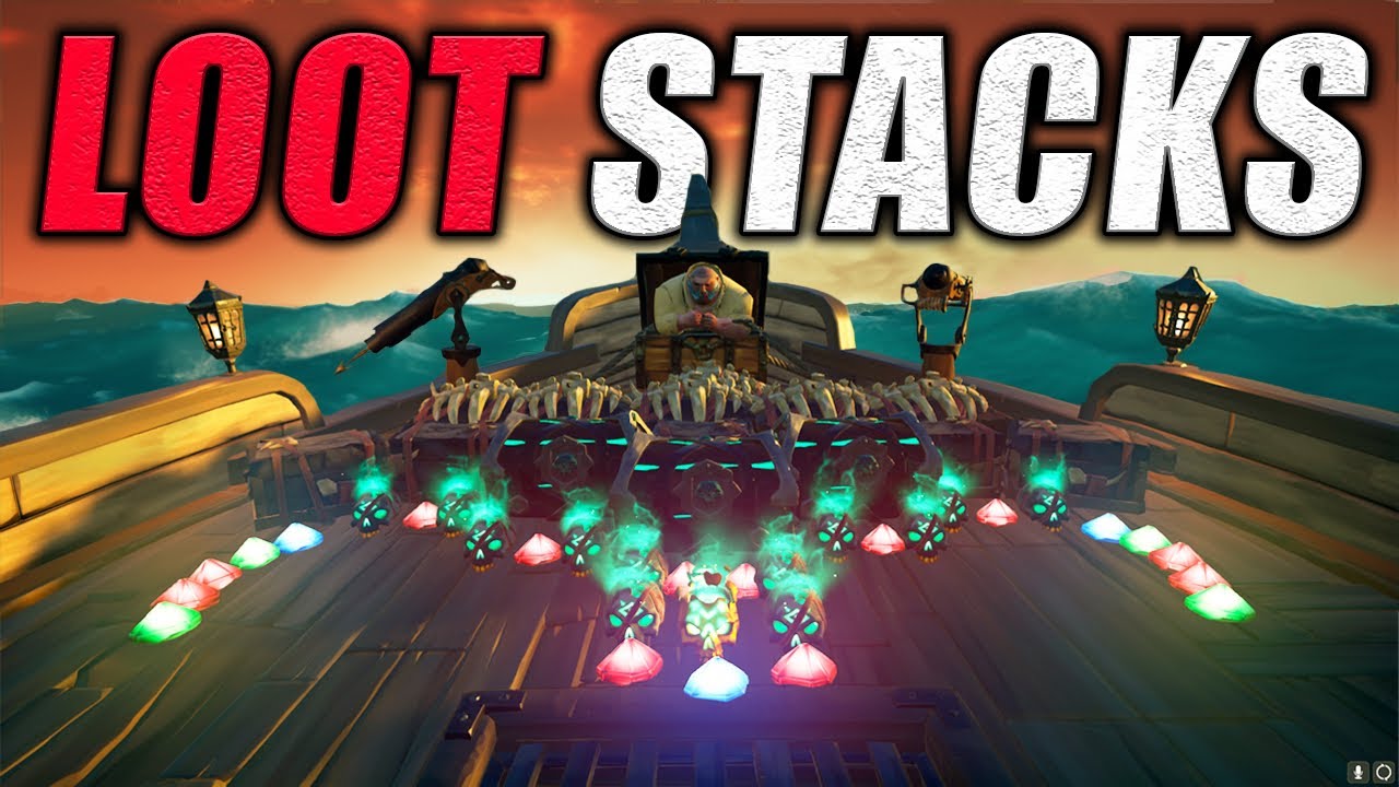 We Stole SO MANY LOOT STACKS at Fort of the Damned! (Sea Of Thieves ...