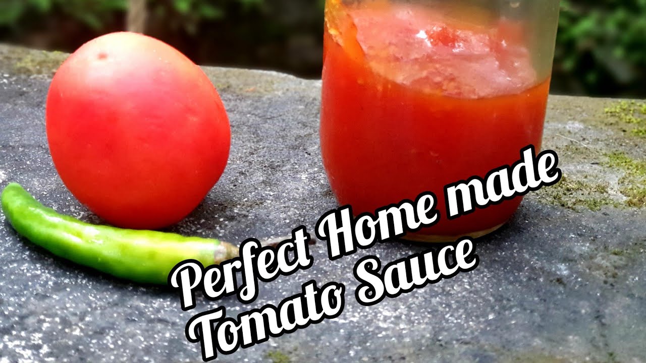 Tomato Ketchup Recipie | Home made tomato sauce - YouTube