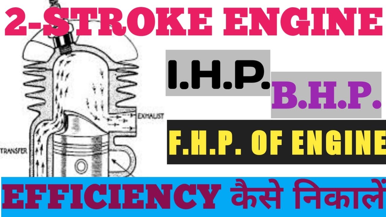 HOW TO CALCULATE EFFICIENCY OF AN ENGINE । इंजन की IHP BHP AND FHP कैसे ...