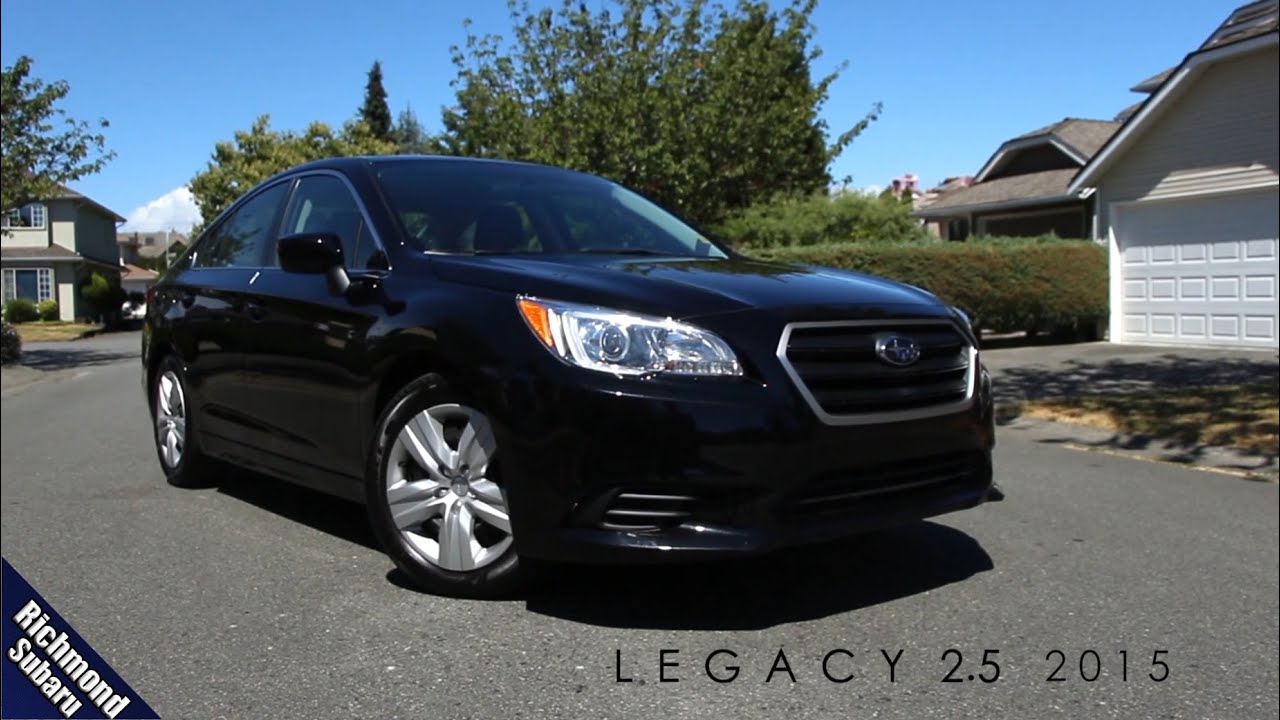 2015 Subaru Legacy 2.5 Review Tour! - YouTube