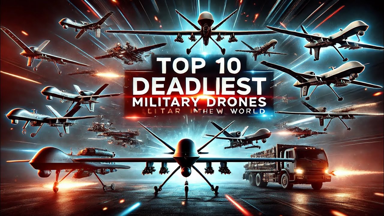 Top 10 Deadliest Military Drones in the World | Advance Military drone ...