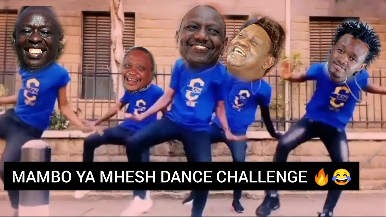 Mambo Ya Mhesh|#Bahati|Politicians Dance Challenge ft Ruto,Raila,Riggy ...