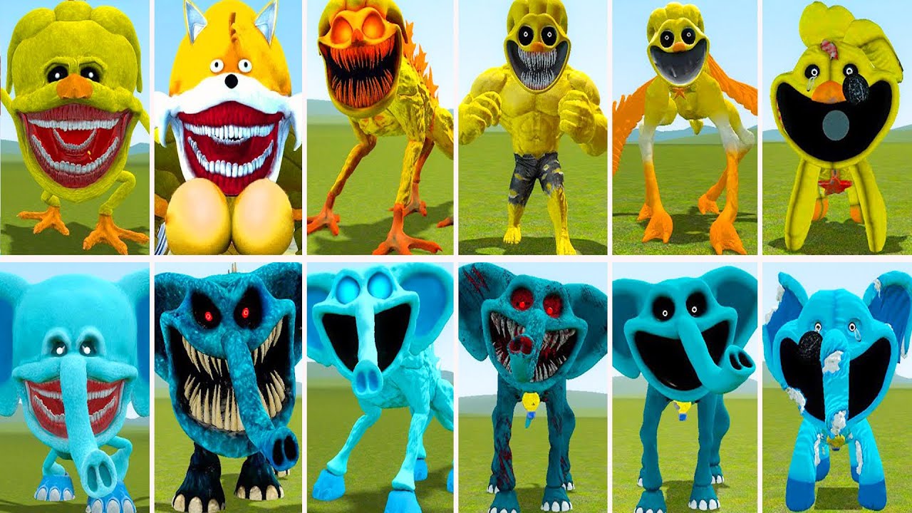 EVOLUTION OF NEW CATNAP PARASITE TITAN SMILING CRITTERS POPPY PLAYTIME ...