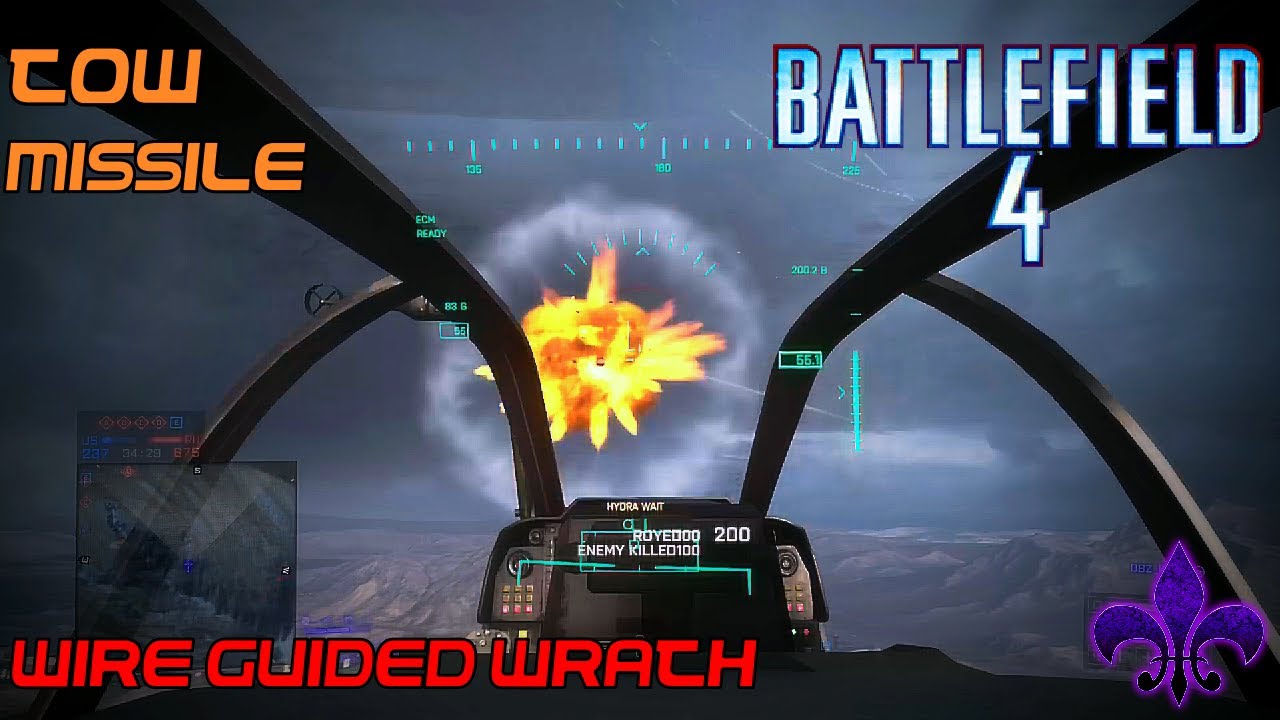 Battlefield 4 - Guiding Vehicles to Oblivion - TOW Missile Shots # ...