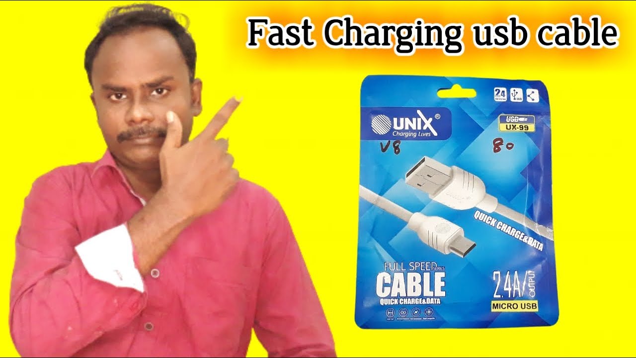 Unix Micro usb fast charging cable || Data sharing cable - YouTube